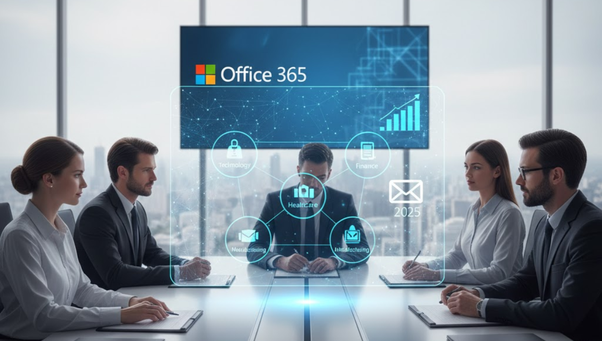 Top Industries Using Microsoft Office 365 Users Email List